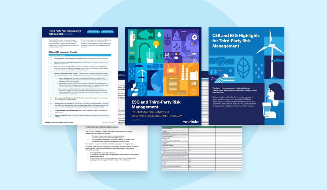 Identifying and Assessing Vendor ESG Risk